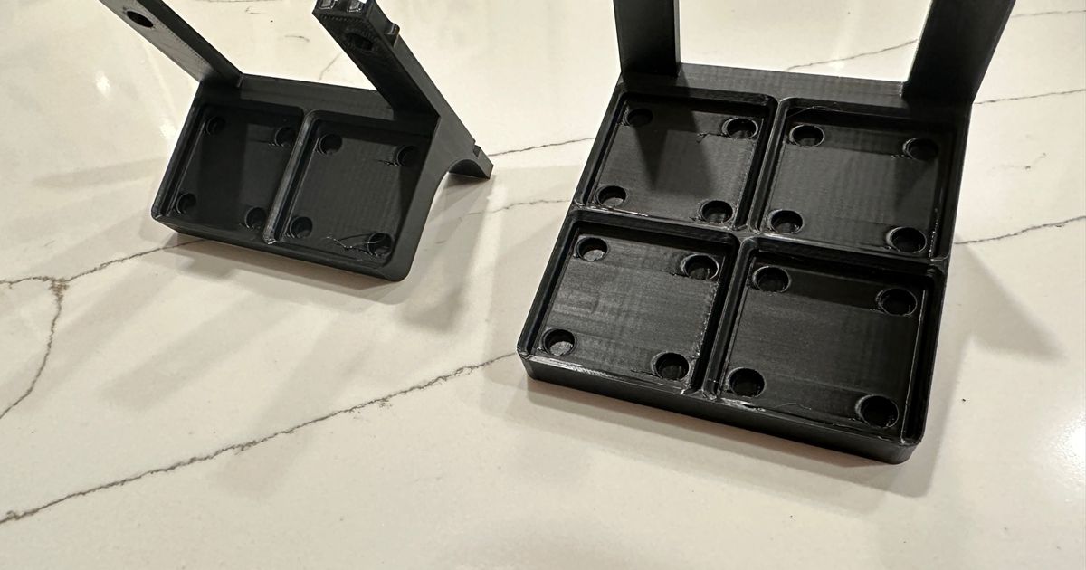 Gridfinity wall mount 1x2 and 2x2 by Joe Rice | Download free STL model ...