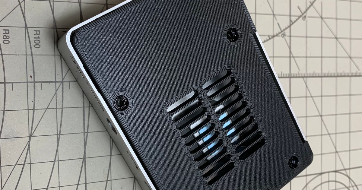 Flirc Raspberry Pi 4 case - replacement bottom cover by P1xellat3d ...