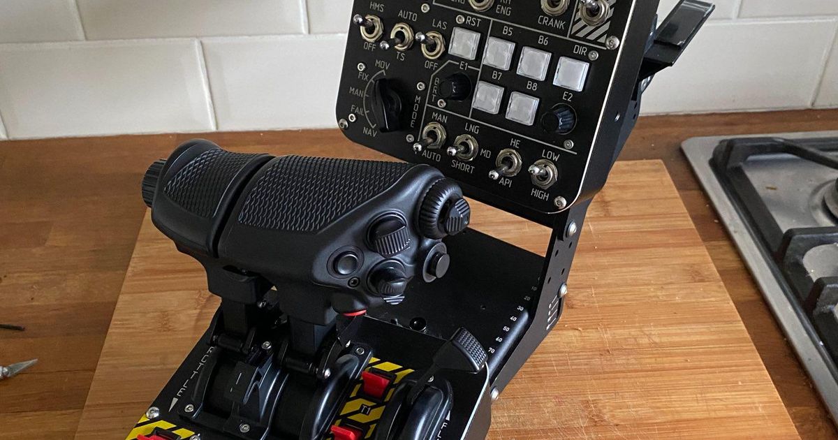 Virpil Mount & Bracket for VKB UCM Stronghold by BadKarma | Download ...