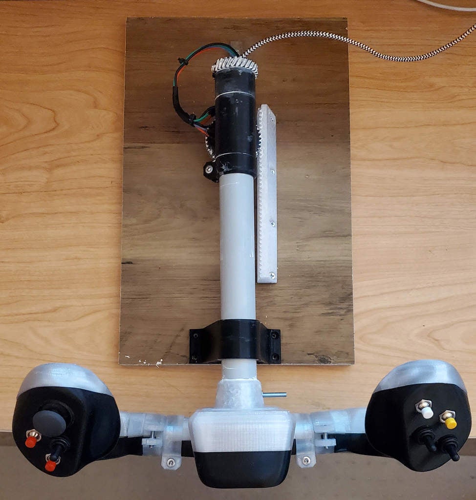 CadetYoke [3D-printed Flight Simulator Yoke] by Vince_Prints | Download free STL model ...