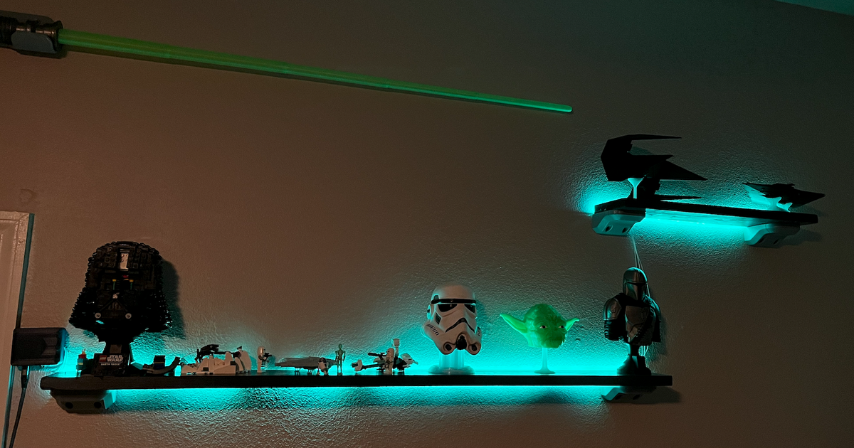 Shelf Bracket - Star Wars Themed Shelf by kevin | Download free STL ...