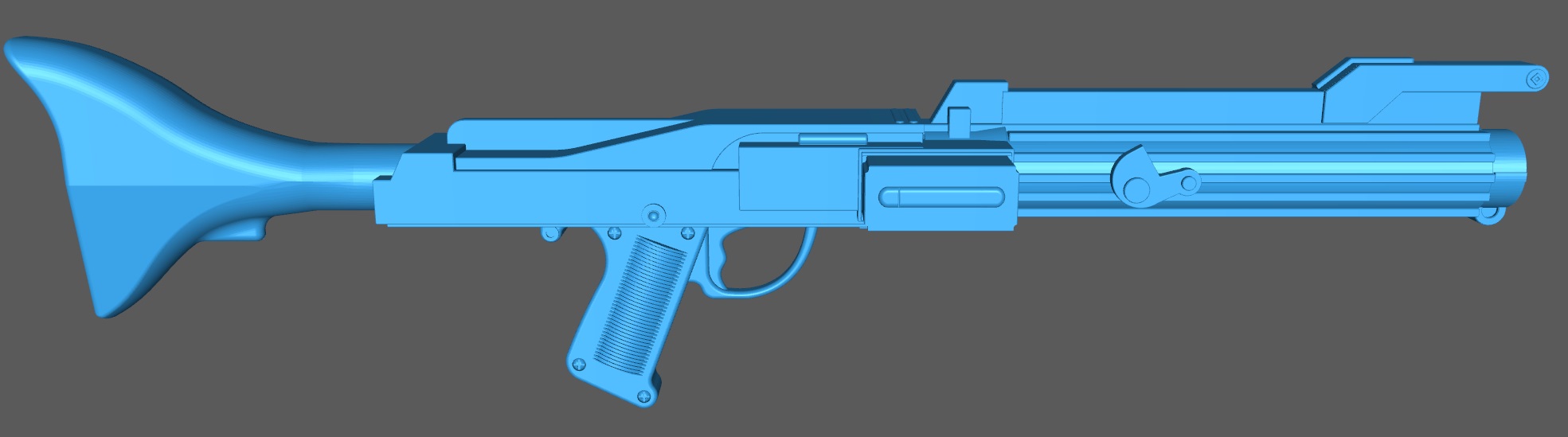 DC15-EX hybrid rifle with fixed stock for 1:12 , 1:6 and 1:1 figures ...