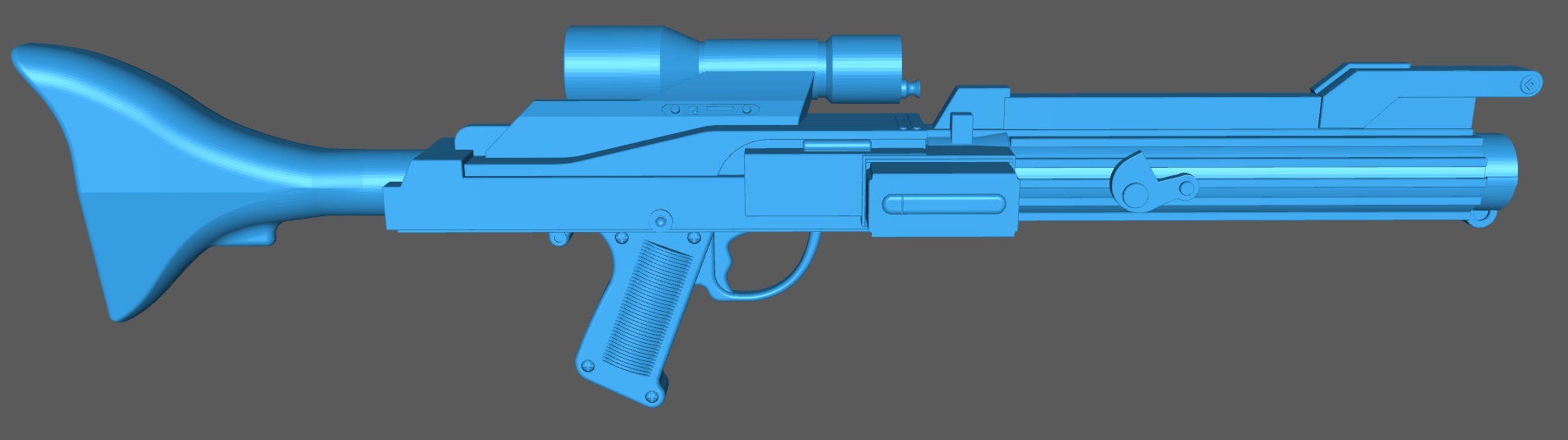 DC15-EX hybrid rifle with fixed stock for 1:12 , 1:6 and 1:1 figures ...