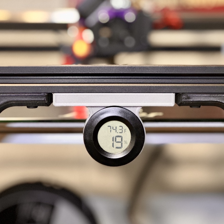 Humidity/Temp Gauge Mount by Matthew Grupe | Download free STL model ...