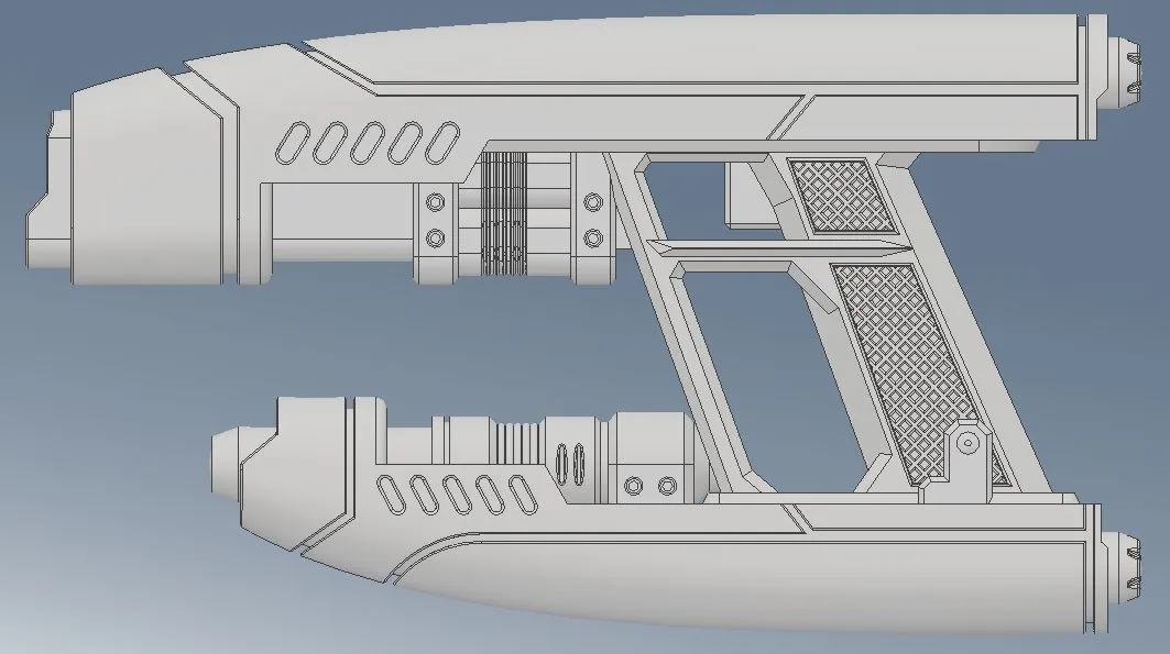 Star Lord Blaster by CadDad | Download free STL model | Printables.com