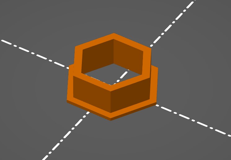 Hex Insert with Flange by Inglemation | Download free STL model ...