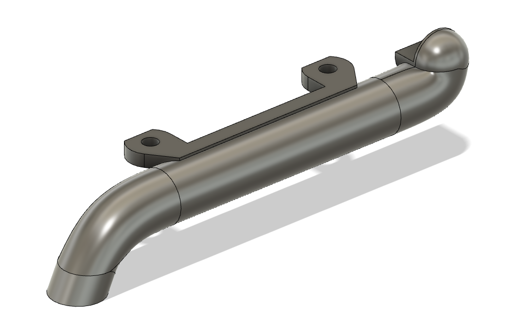 Team Associated Rival MT10 replacement side Exhaust pipes by Mike ...