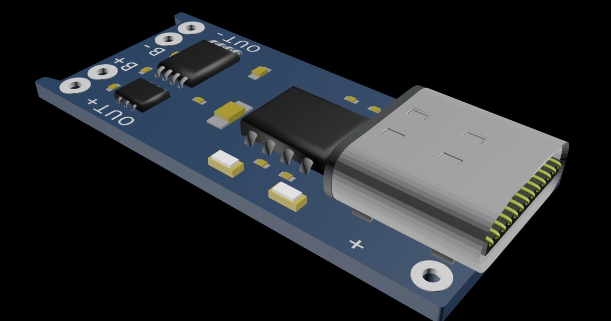 BASIC MODEL: TP4056 USB - C Lithium Charge Module by Legacy_Micro ...