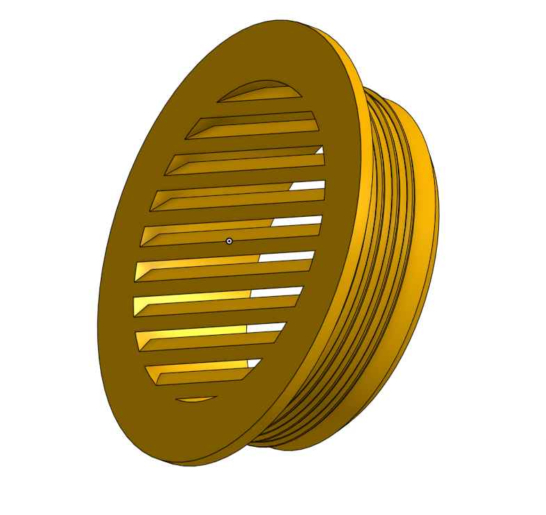 2 Inch Round Vent by AllTheHobbies | Download free STL model ...