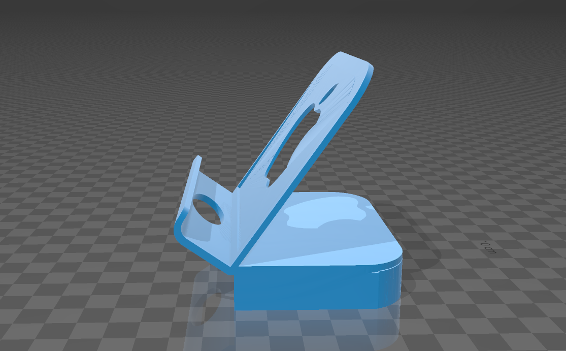 apple stand with charger hole by lethal ash | Download free STL model ...