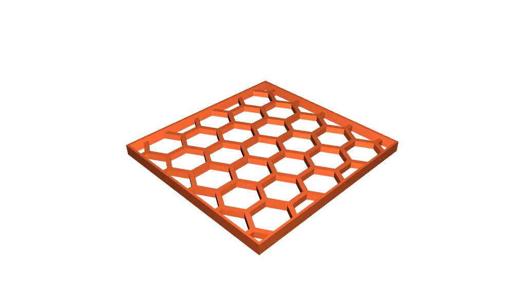 Decorative Honeycomb Panel by Filip Magula | Download free STL model ...