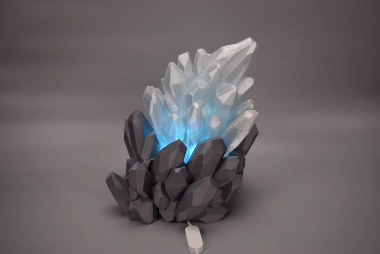 Crystal Led Lamp by ChrisTheViolaNerd | Download free STL model ...