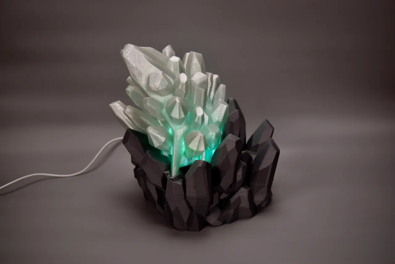 Crystal Led Lamp by ChrisTheViolaNerd | Download free STL model ...