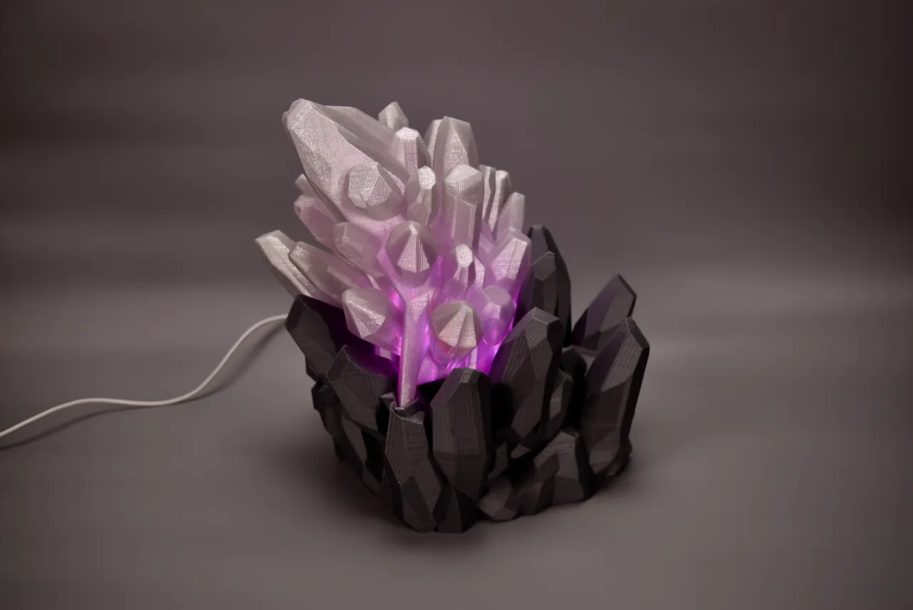 Crystal Led Lamp by ChrisTheViolaNerd | Download free STL model ...