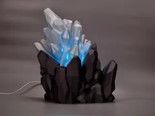 Crystal Led Lamp by ChrisTheViolaNerd | Download free STL model ...
