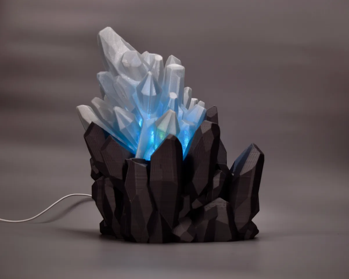 Crystal Led Lamp by ChrisTheViolaNerd | Download free STL model ...