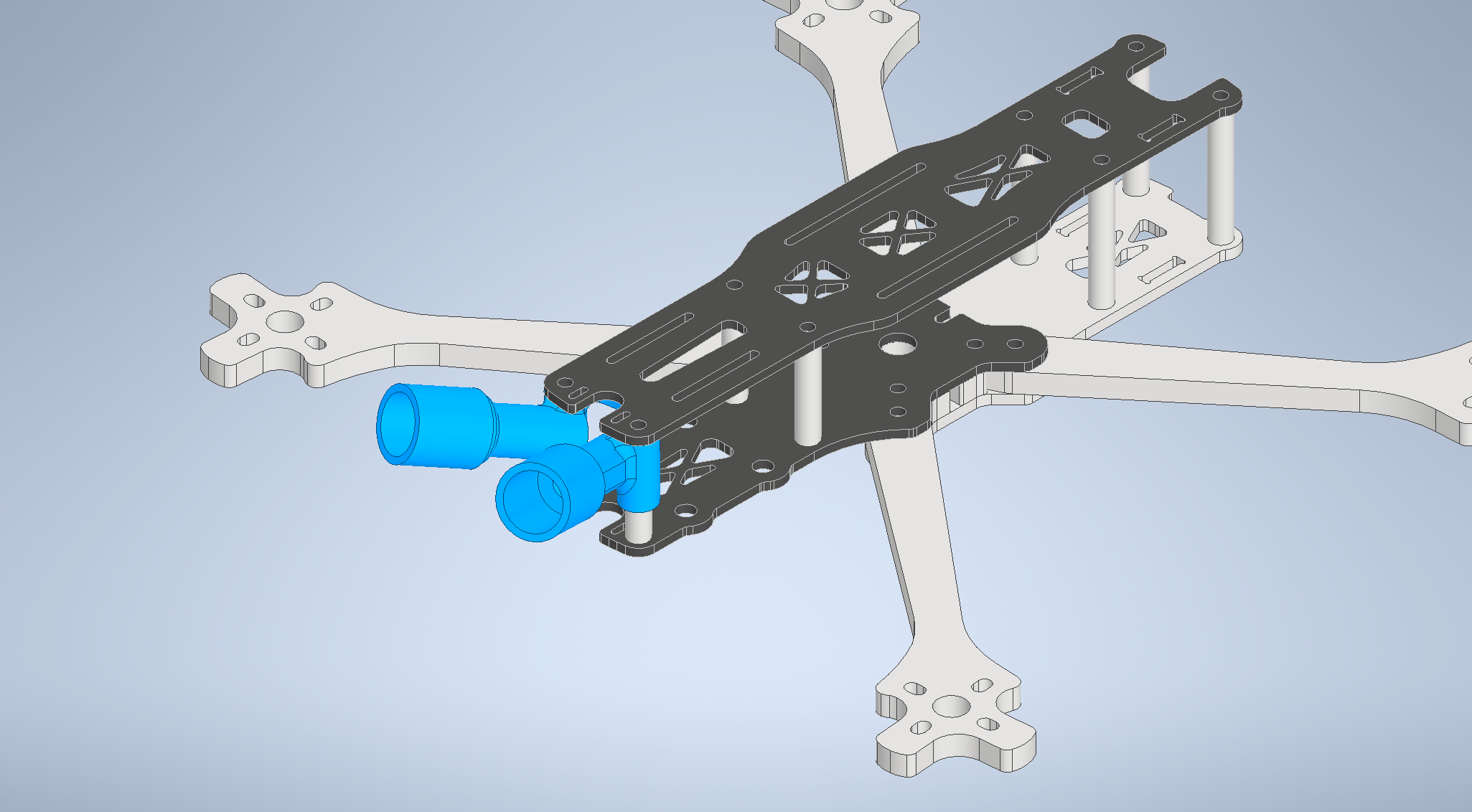 TBS Source One V5 Walksnail digital VTX antenna mount by Stella Risch ...