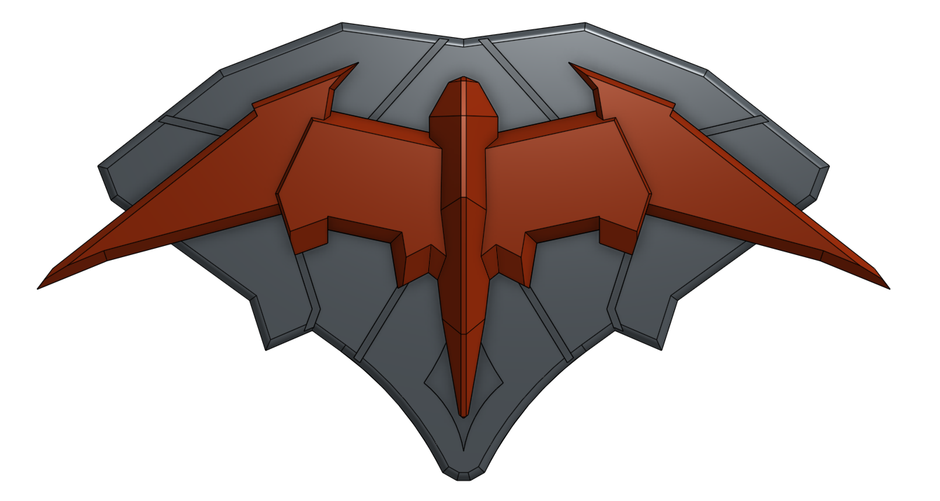 Red Hood Symbol by Hogger | Download free STL model | Printables.com