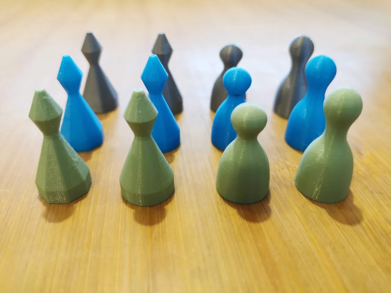 Board Game figures / Spielfiguren by BauPlatz Architektur GmbH SIA ...