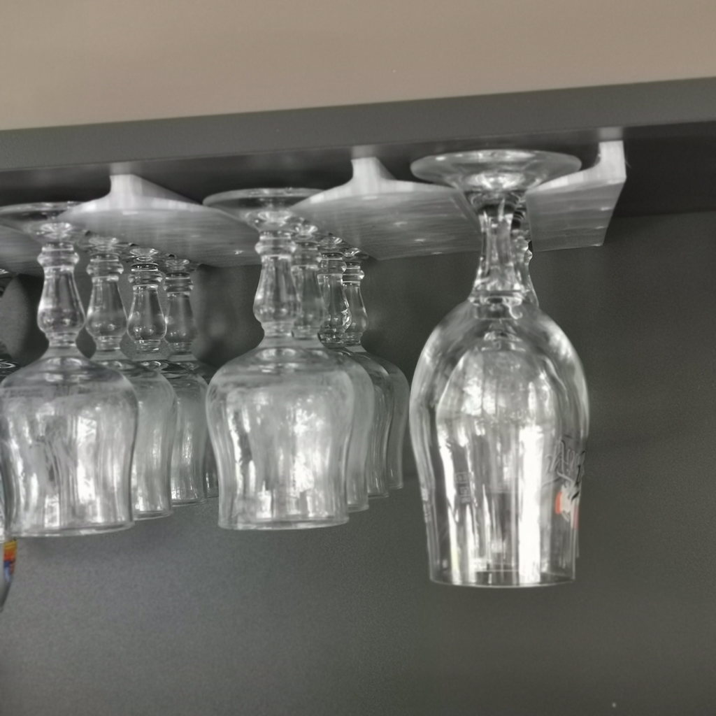 Simple Glass Hanging Rack by fhTazMan | Download free STL model ...