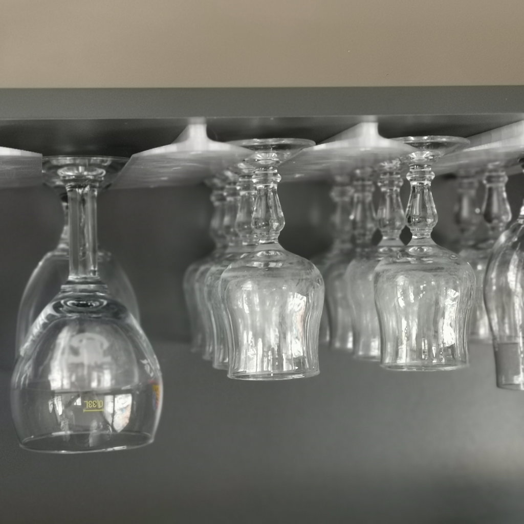 Simple Glass Hanging Rack by fhTazMan | Download free STL model ...