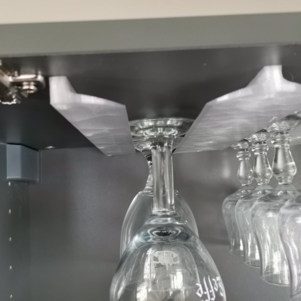 Simple Glass Hanging Rack by fhTazMan | Download free STL model ...