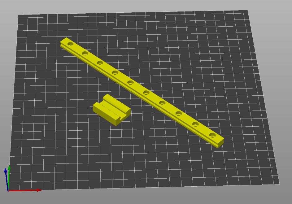 3D Printable MGN9C rails and guide block by ABG3D | Download free STL ...