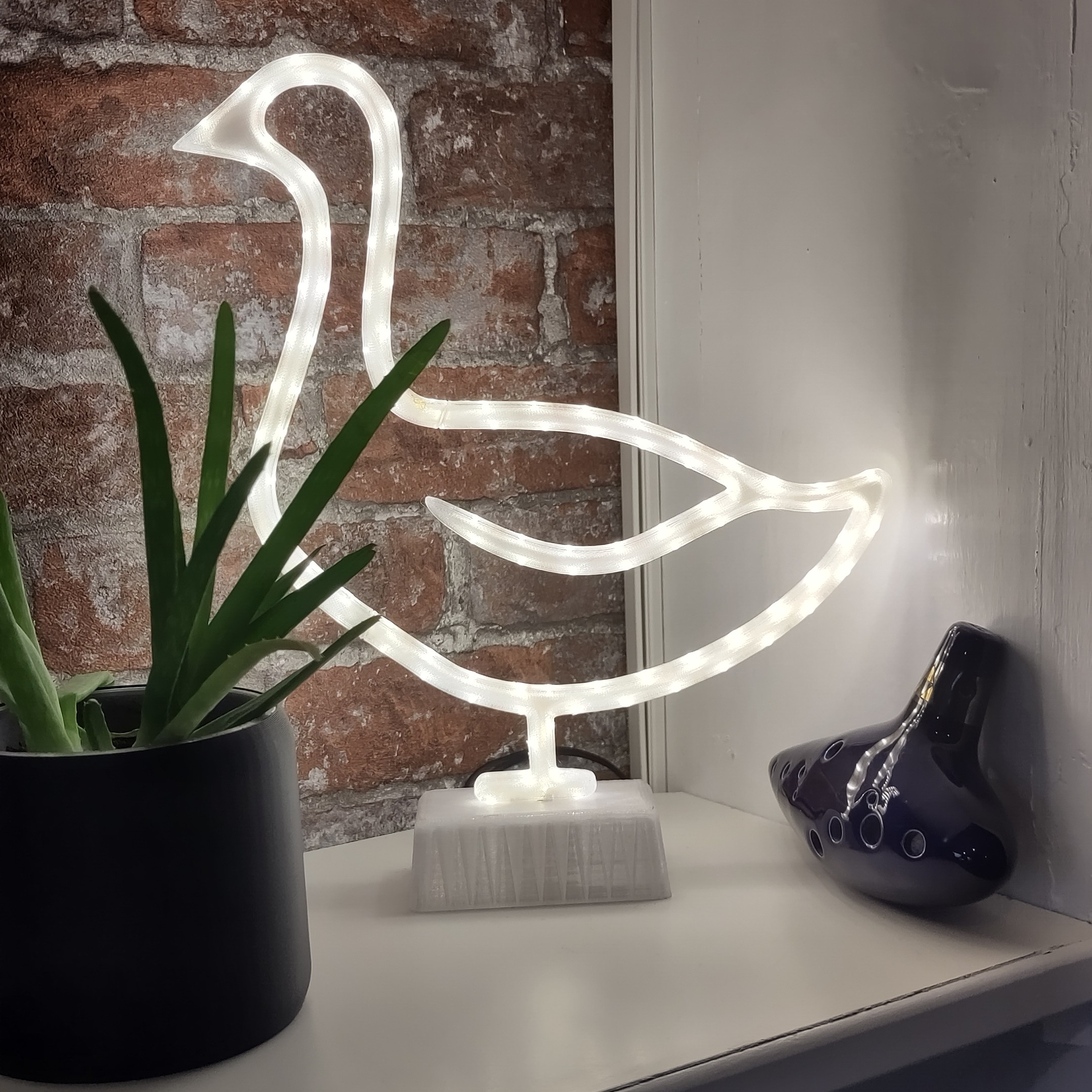 Goose Lamp by baranner | Download free STL model | Printables.com
