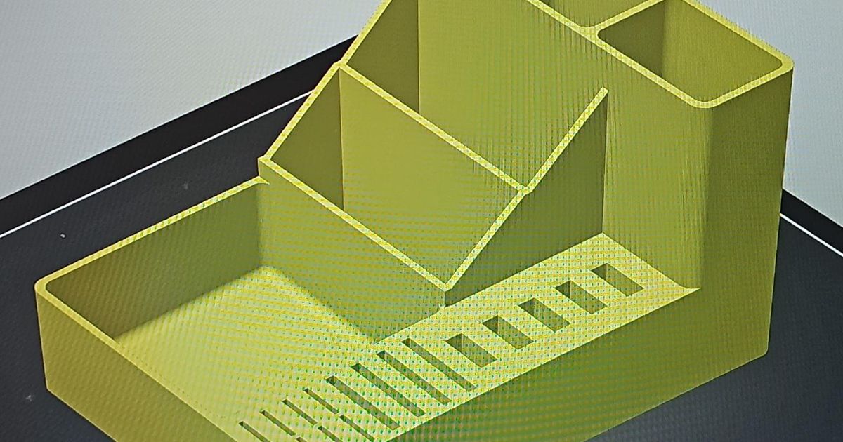 Desk manager by Coroner | Download free STL model | Printables.com
