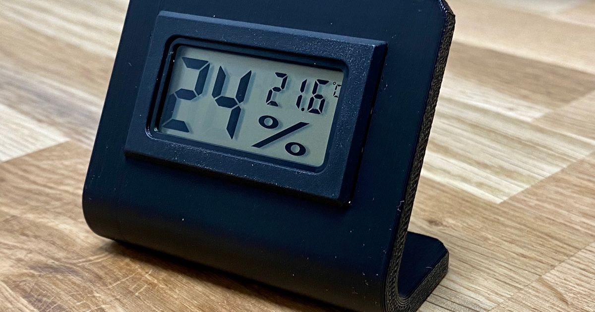 Thermometer Stand by MICHIGE | Download free STL model | Printables.com