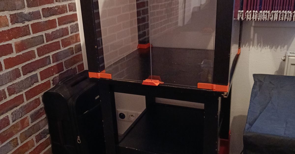 Lack and Hemnes Enclosure leg extension for more conmfortable Prusa ...