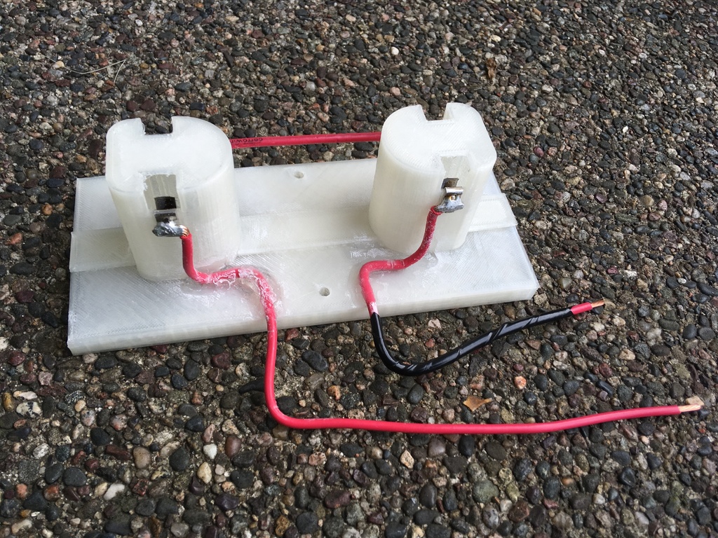 Ryobi Dual Battery Mount by chris58239 | Download free STL model ...