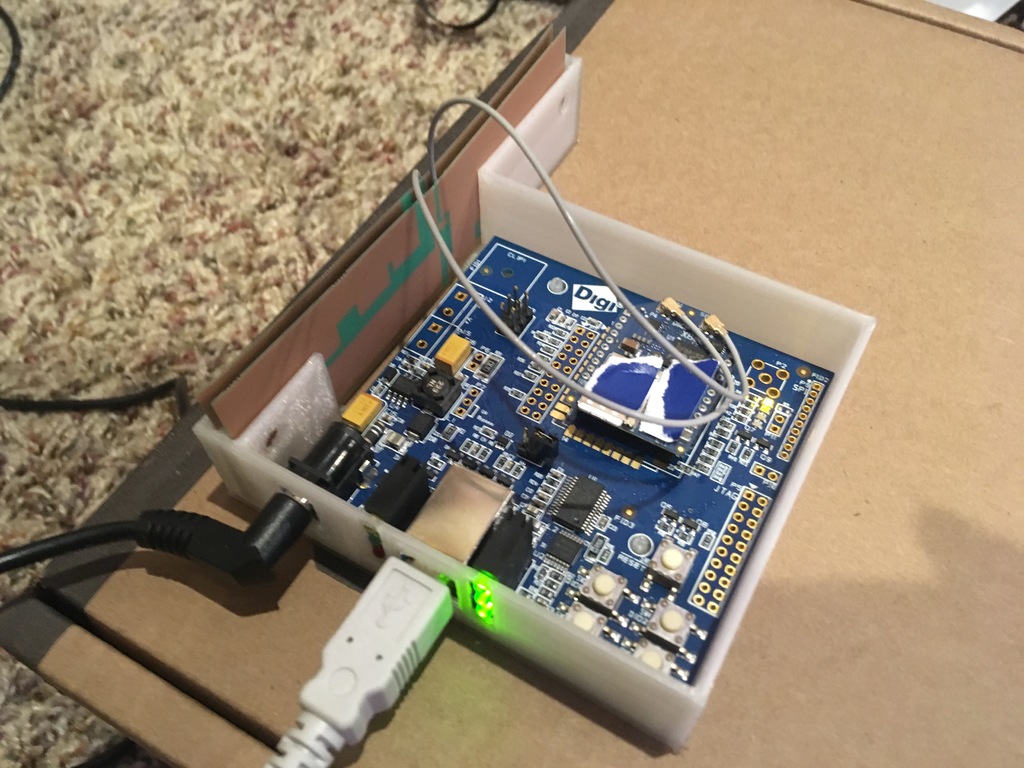 XBee Cellular XBIB Dev Board Case by chris58239 | Download free STL ...