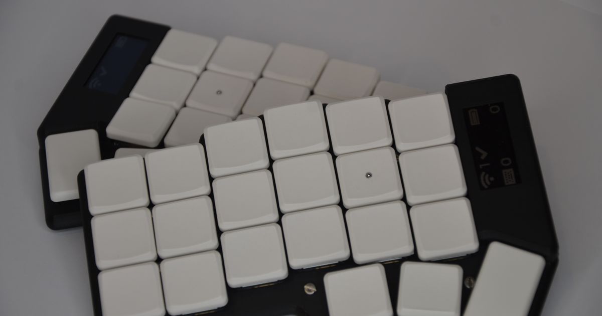 Wireless Corne Case by OpticalGB | Download free STL model | Printables.com