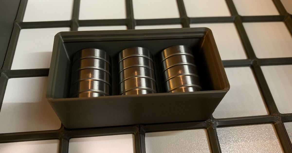 Gridfinity Bearing Storage Bin by Dark Squirrel Designs | Download free ...