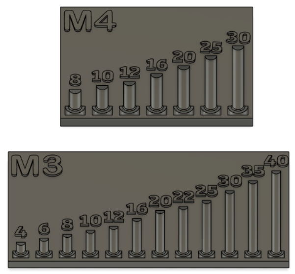 M3/M4 Screw measuring tool by Addi(c)tiveManufacturing | Download free ...