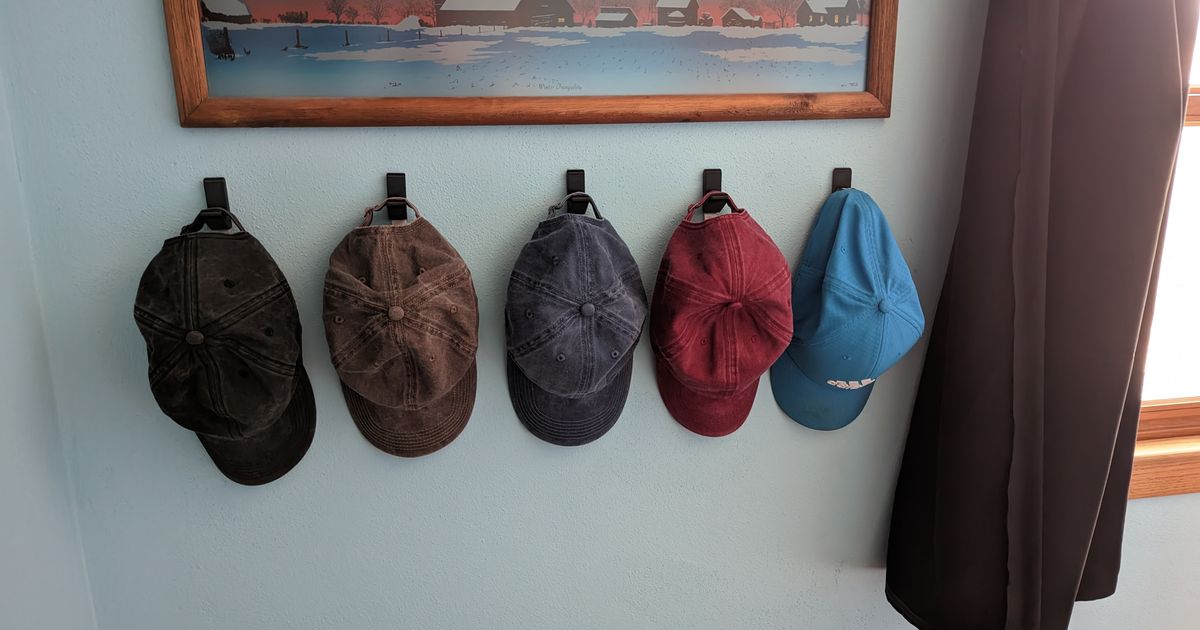 Hat / Hoodie Hook by VagrantMugen | Download free STL model ...