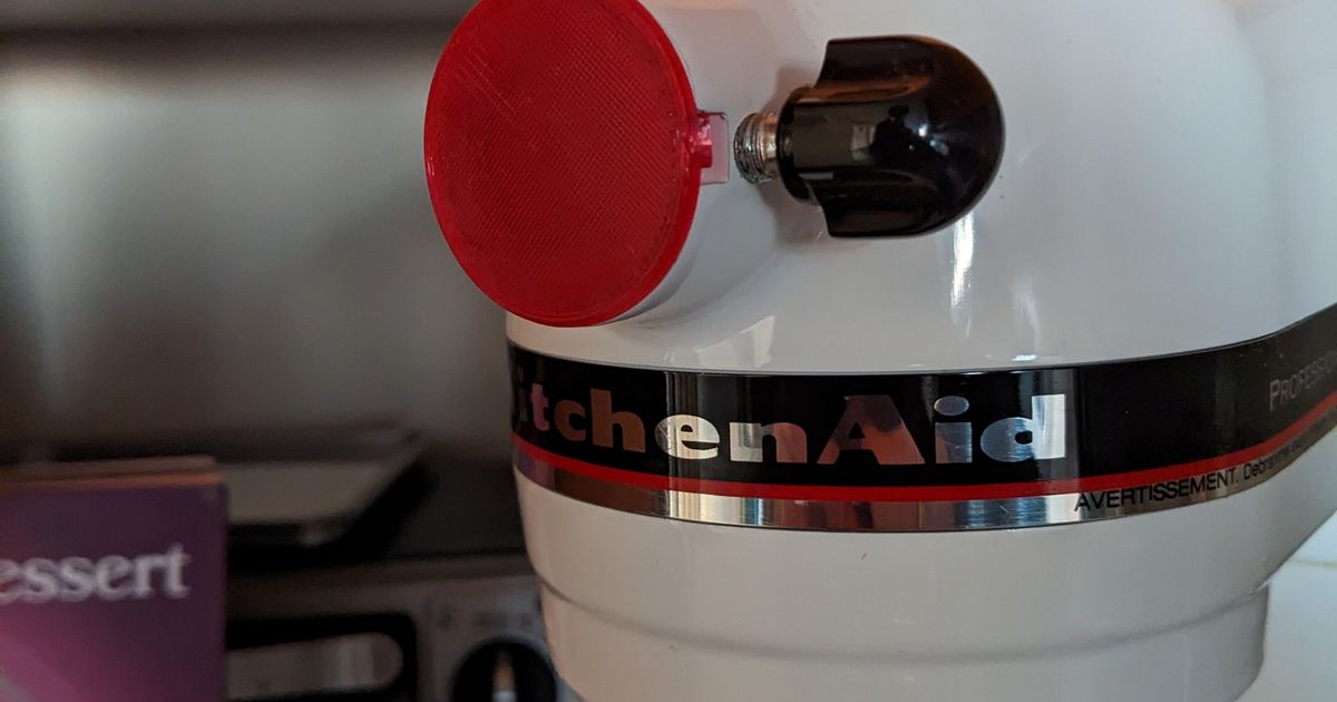 KitchenAid mixer accesory hub cover by louisblevine | Download free STL ...