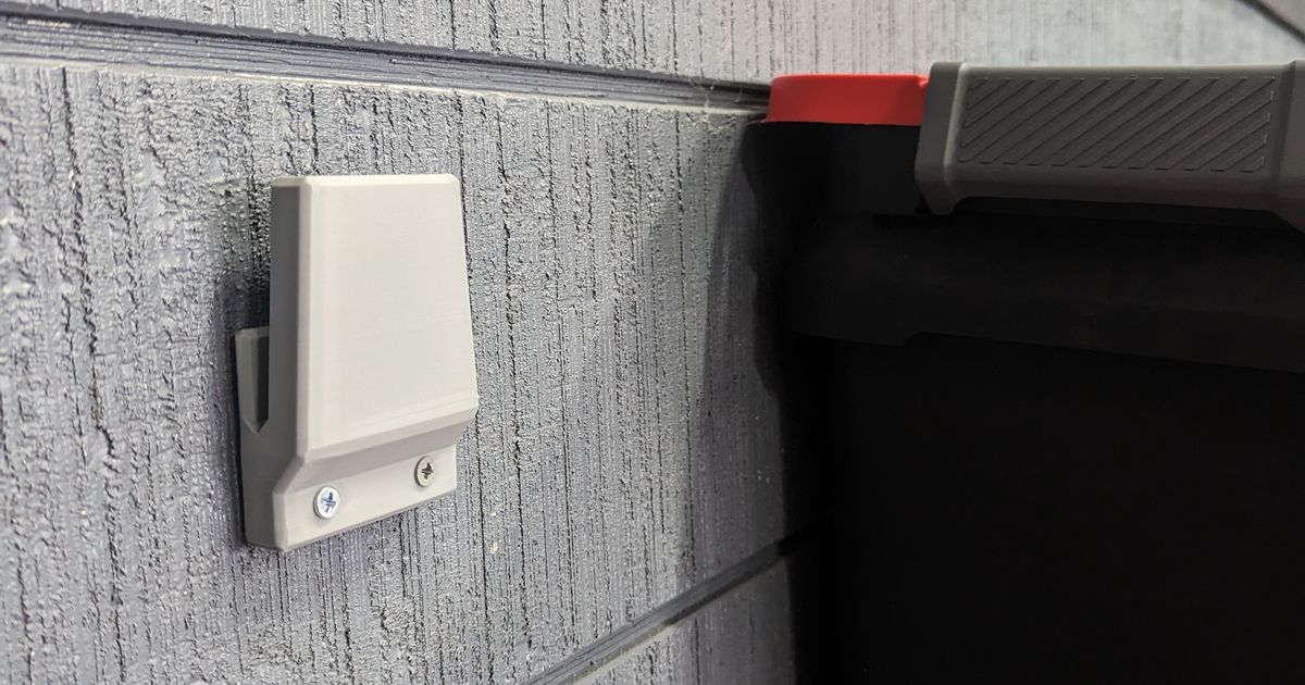 Craftsman Storage Bucket wall mount (updated) by thisisnotme | Download ...