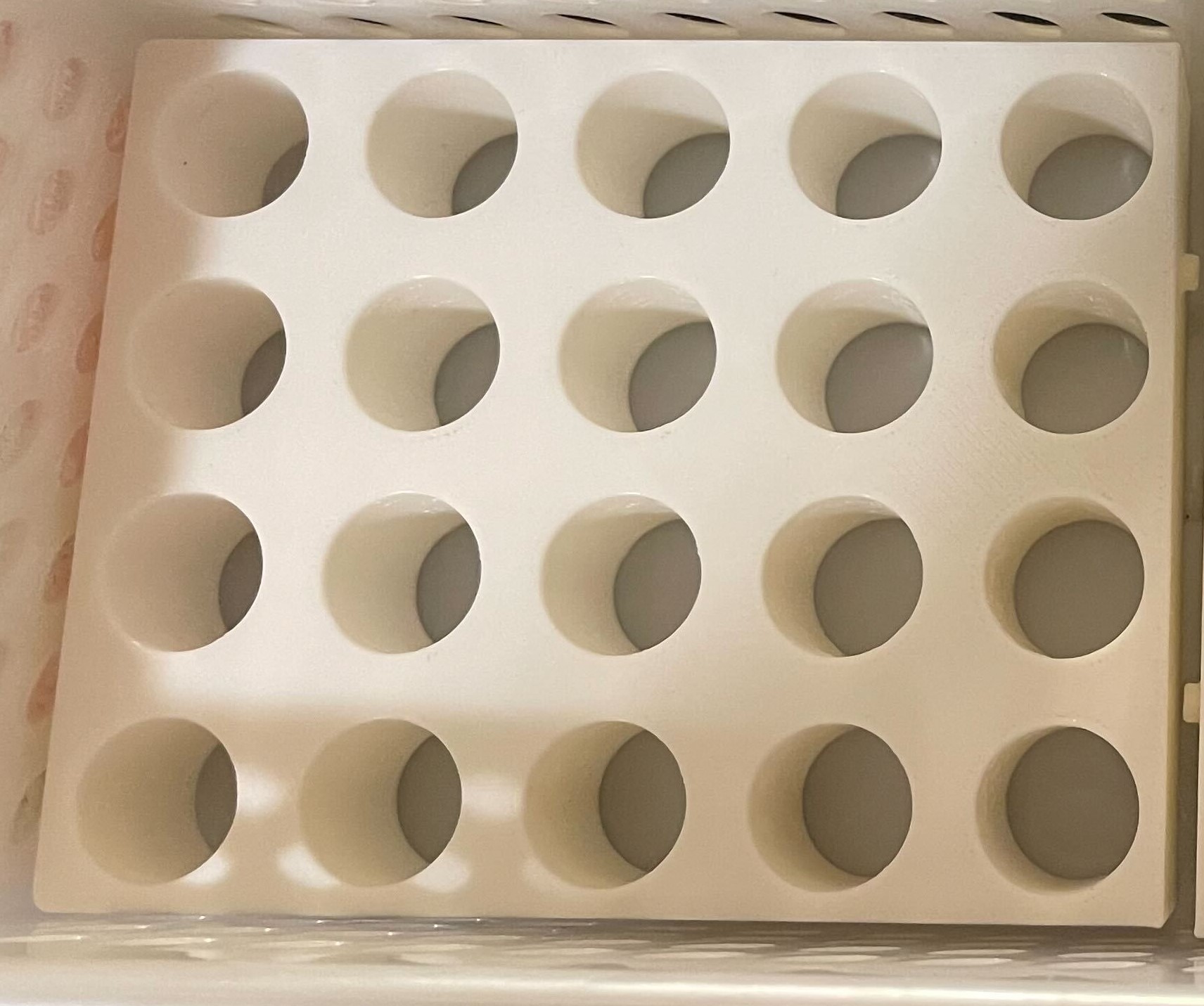 Ink sample bottle holder tray by mikebad | Download free STL model ...