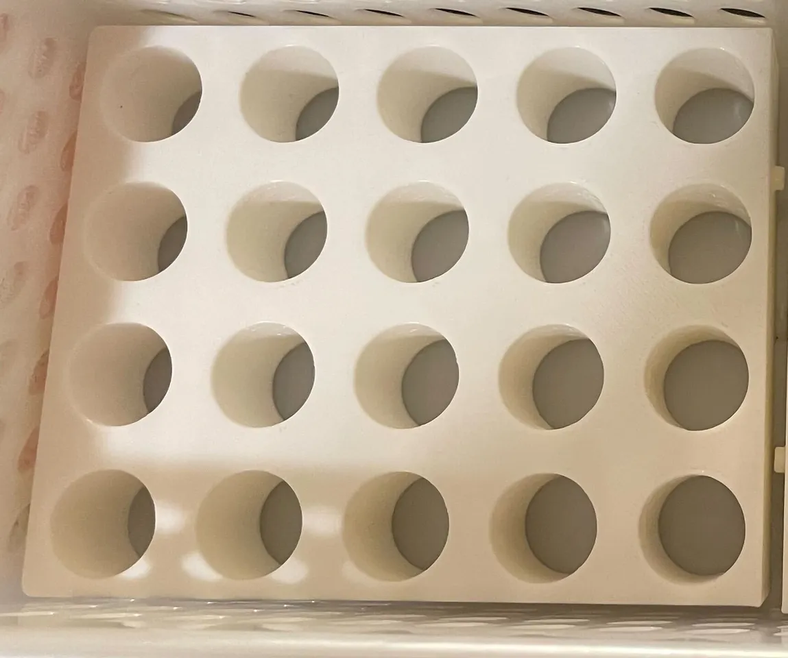 Ink sample bottle holder tray by mikebad | Download free STL model ...