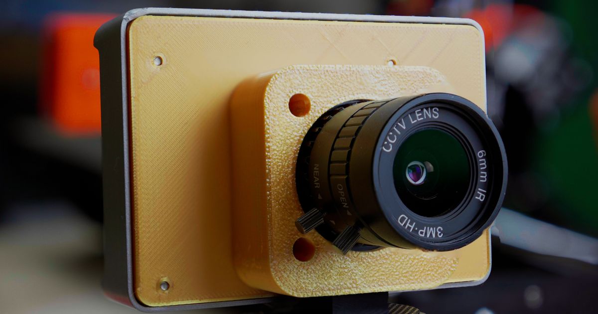 Pi HQ Camera Case for Flirc case by charliedrums | Download free STL ...