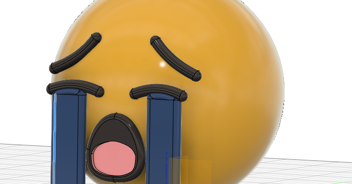 Sob Emoji by skill issue | Download free STL model | Printables.com