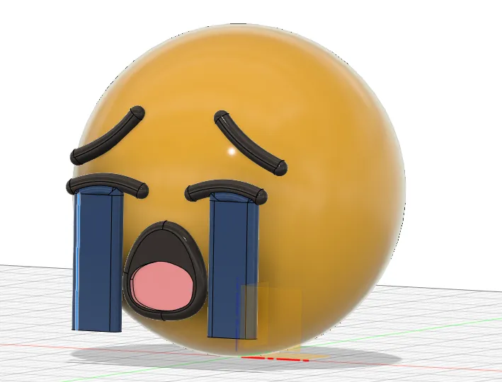 Sob Emoji by skill issue | Download free STL model | Printables.com