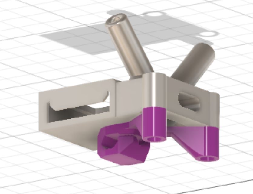tbs sourceone 7in.V3 2.4. (ELRS, Ghost etc) antenna mount by Mupshot ...