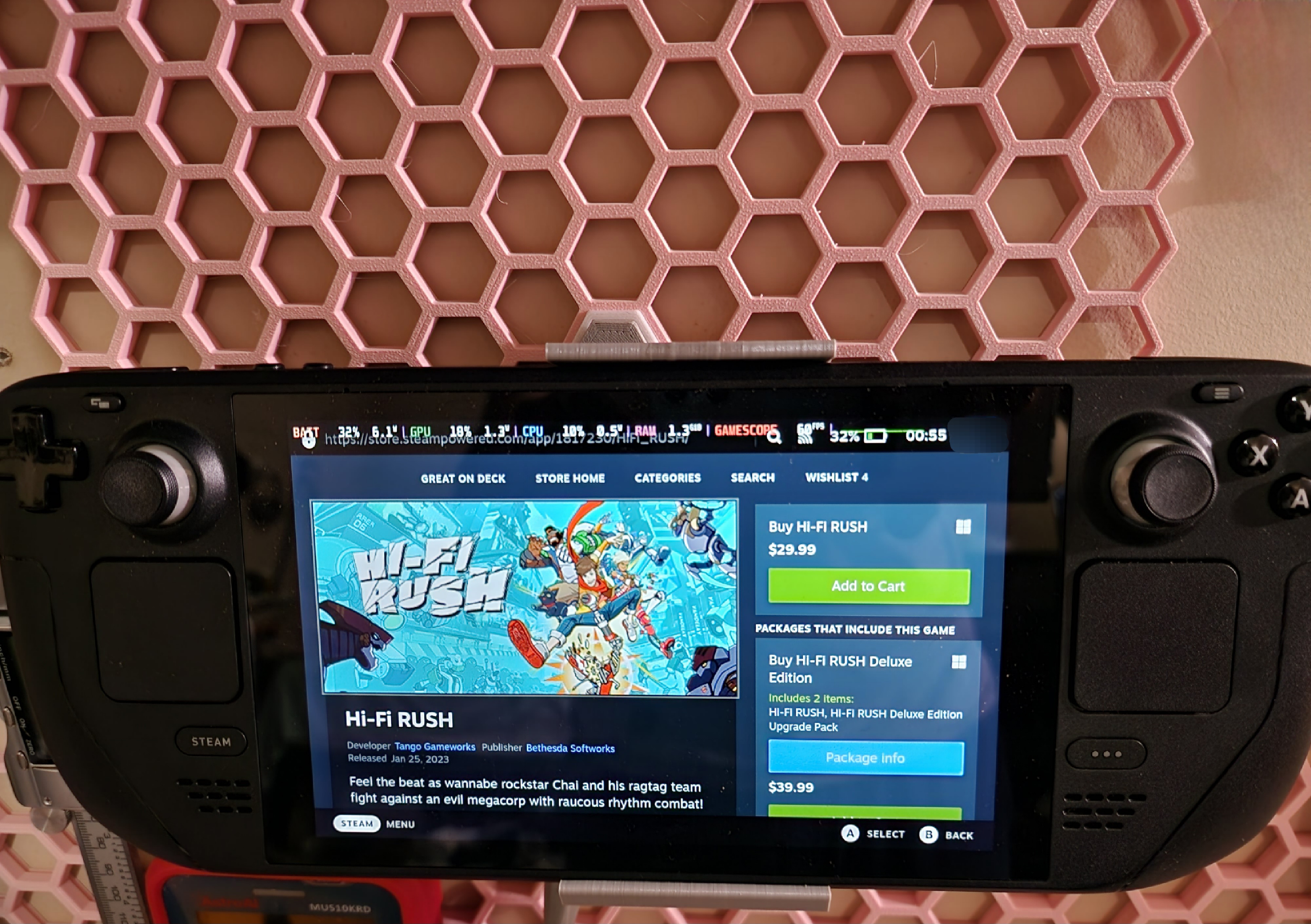Wall/HSW Steam Deck mount by forsaken_candy | Download free STL model ...