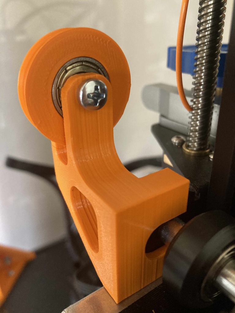 Another Ender 3 v2 Filament Roller Guide by Lebkuchen | Download free ...