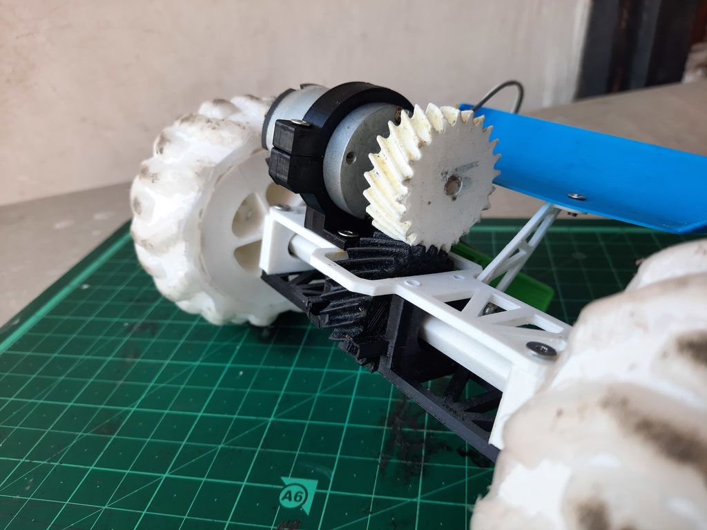 DC Motor Mount for Carduino V2 by KushagraK7 | Download free STL model ...