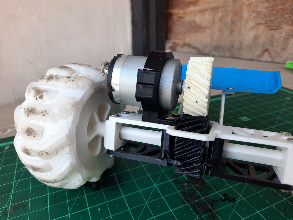 DC Motor Mount for Carduino V2 by KushagraK7 | Download free STL model ...
