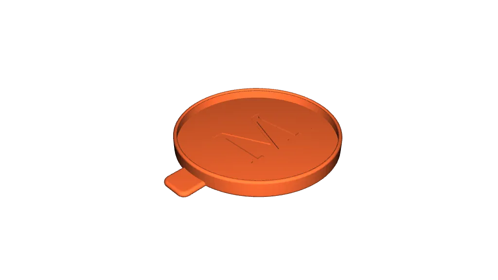 Monogrammed Cap for Drinks Can by Ace Rimmer | Download free STL model ...